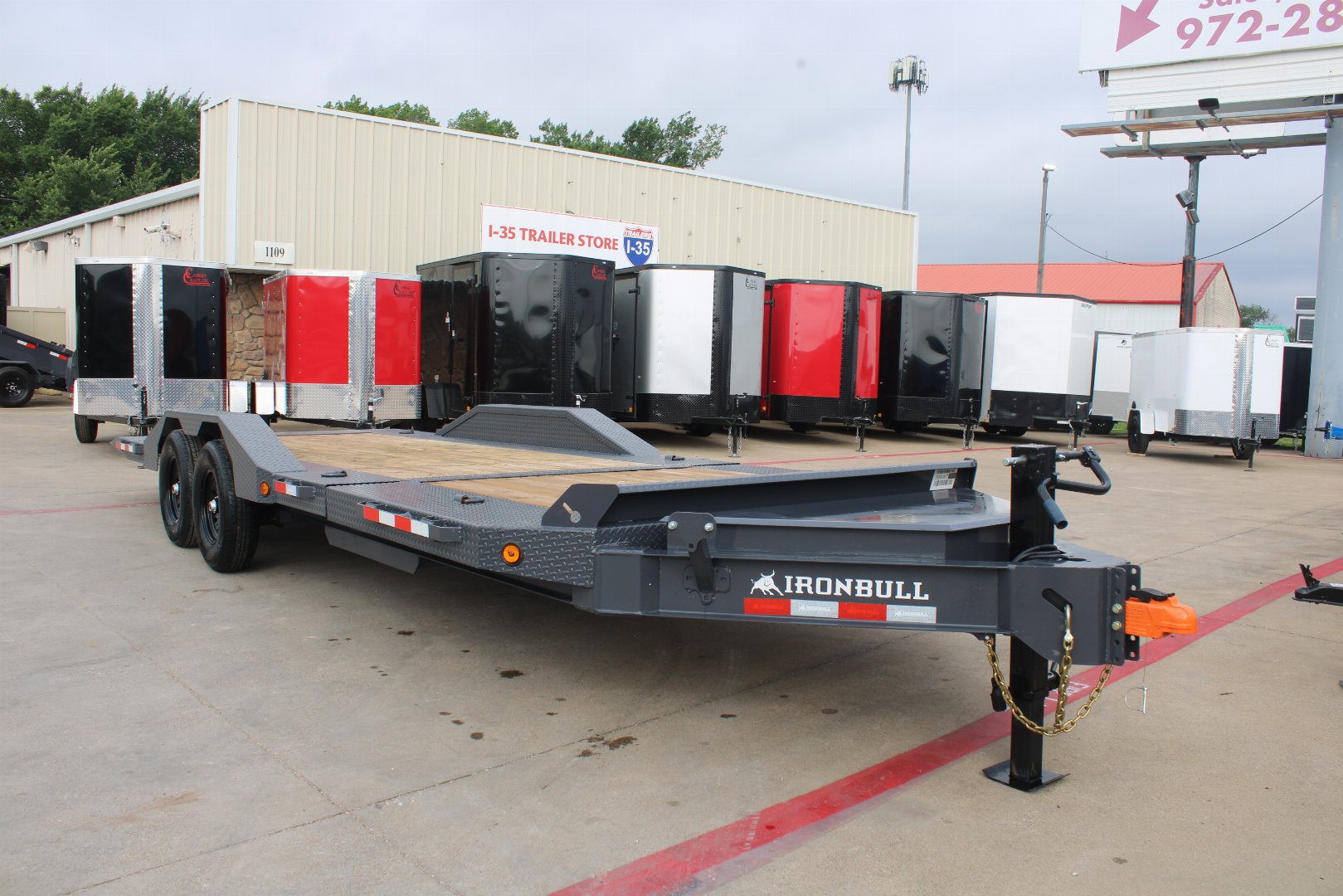 New 2026 Iron Bull TWB 102"'x22' 14k Equipment Trailer | Seagoville Texas