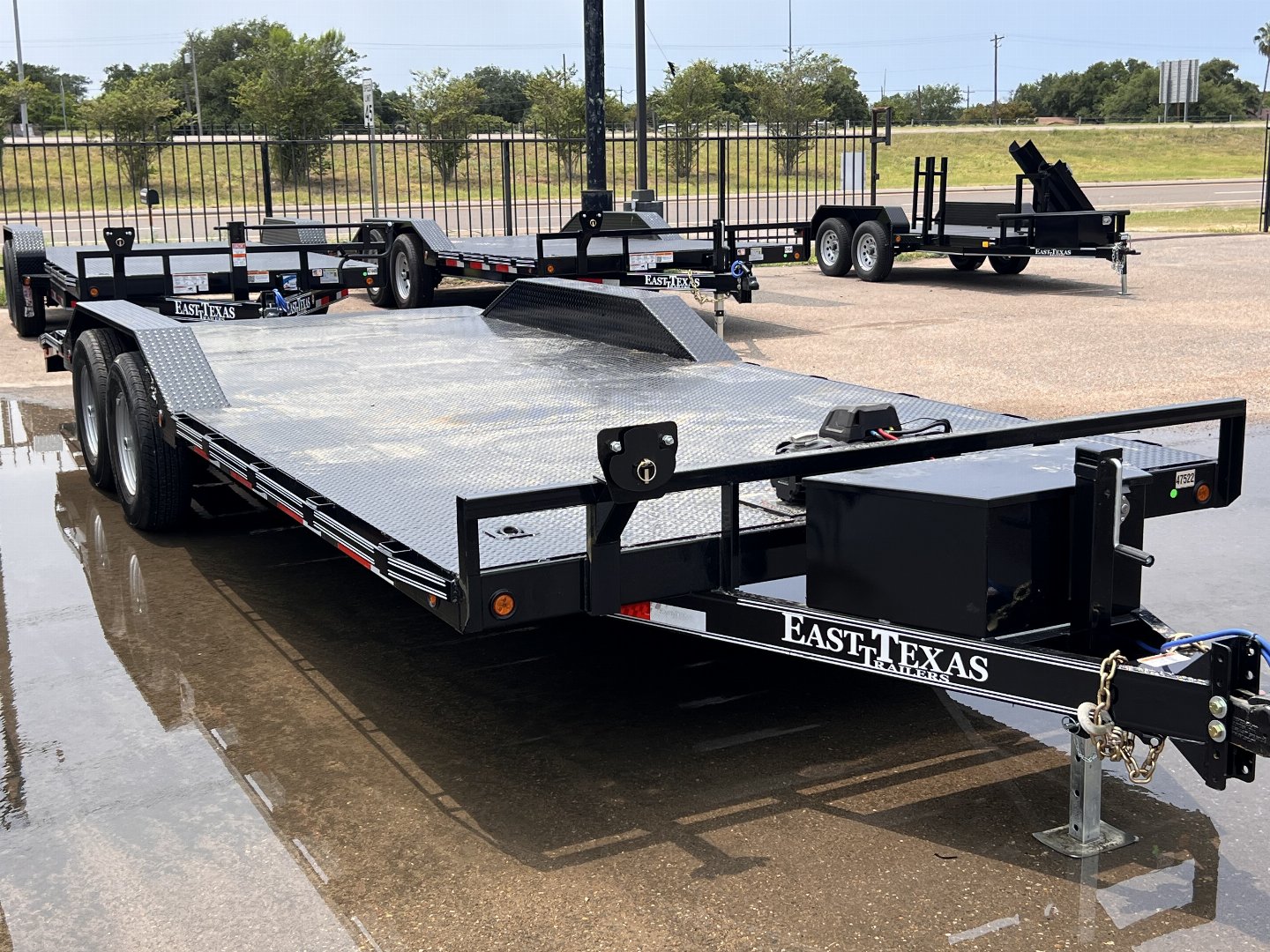 New 2026 East Texas Trailers 102x22ft Car Hauler 12k w/Winch ...