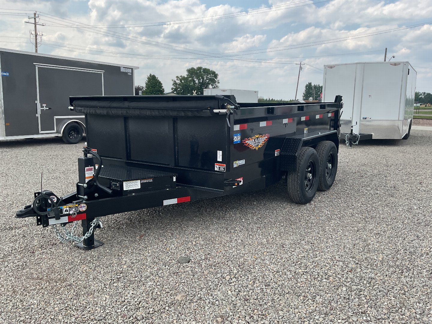 New 2025 H&H Trailers H8312DBW-B-140 Dump Trailer | Sherburn Minnesota