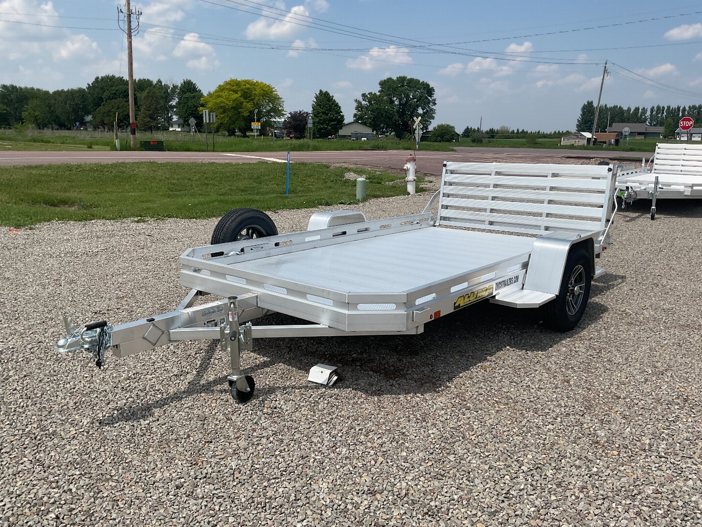 New 2025 Aluma 7712H-BT Utility Trailer | Sherburn Minnesota