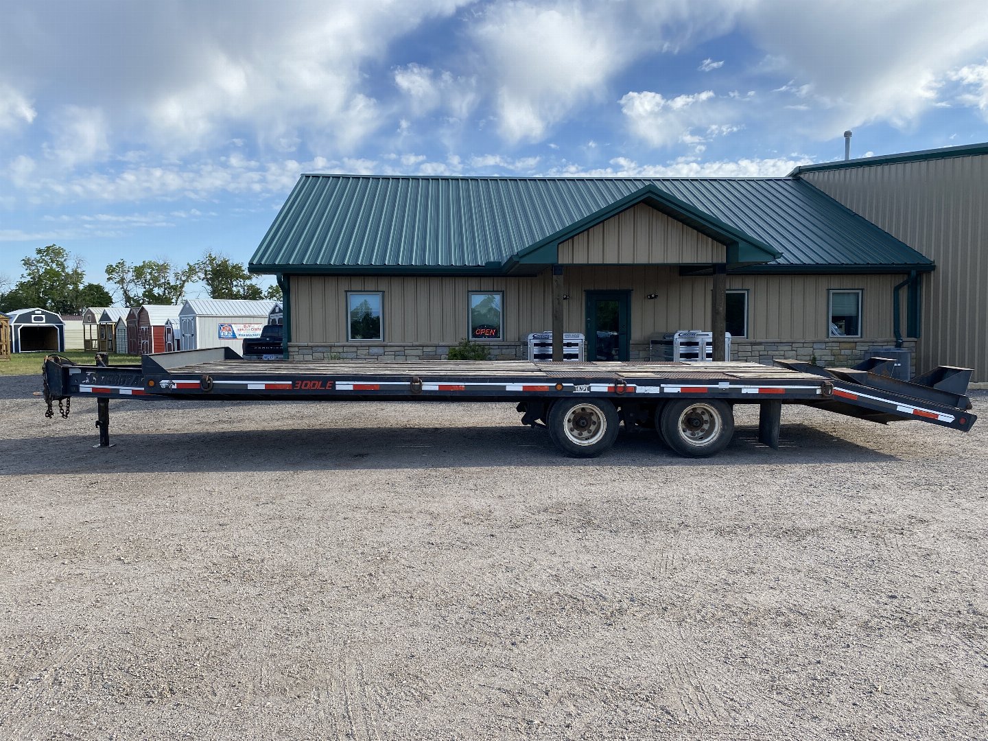 Used 2007 Interstate Trailers Pintle Hitch Flatbed Trailer | Hutchinson ...