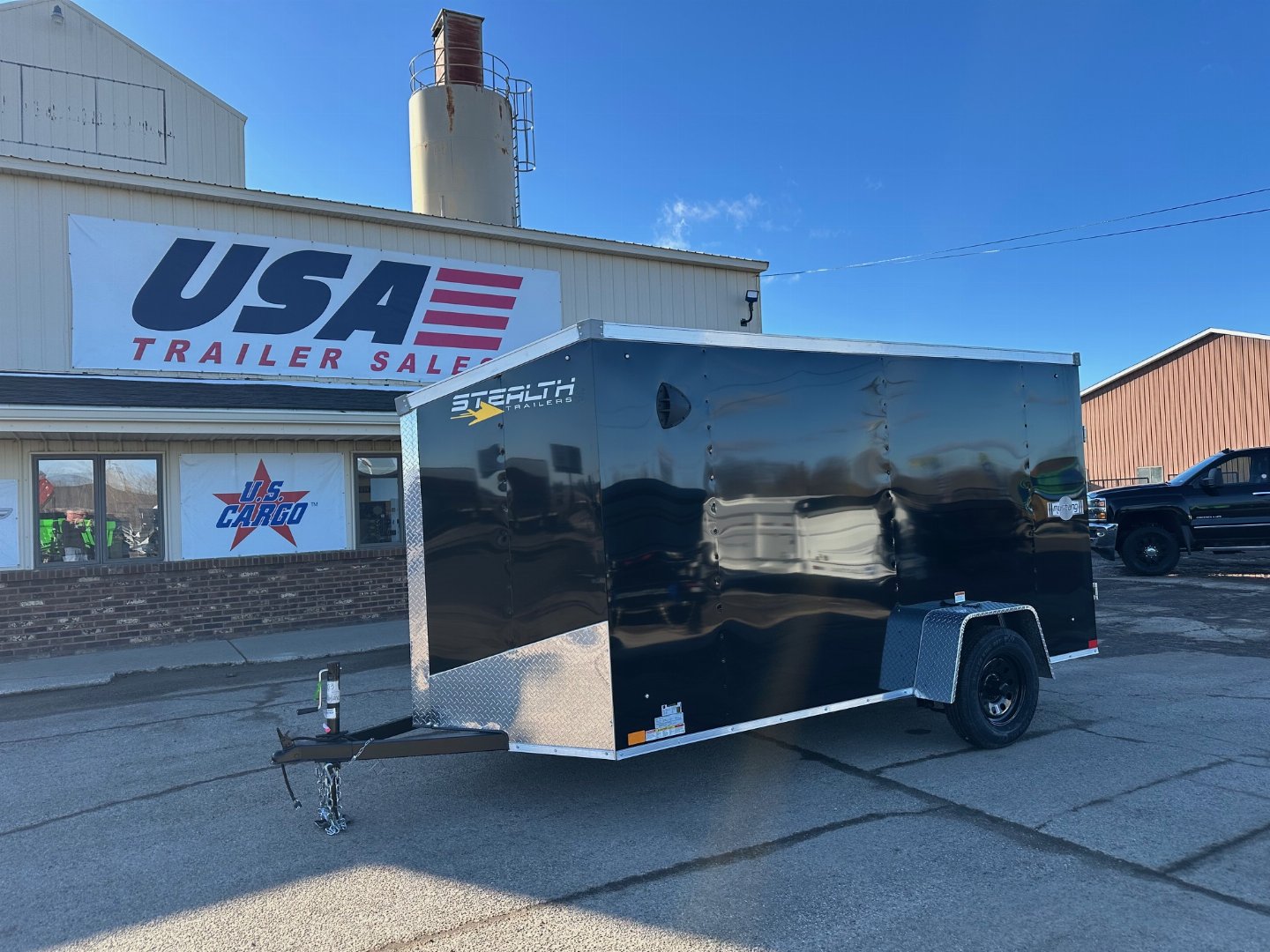 New 2025 Stealth Trailers Mustang 6x12 V-Nose Ramp Door Cargo ...