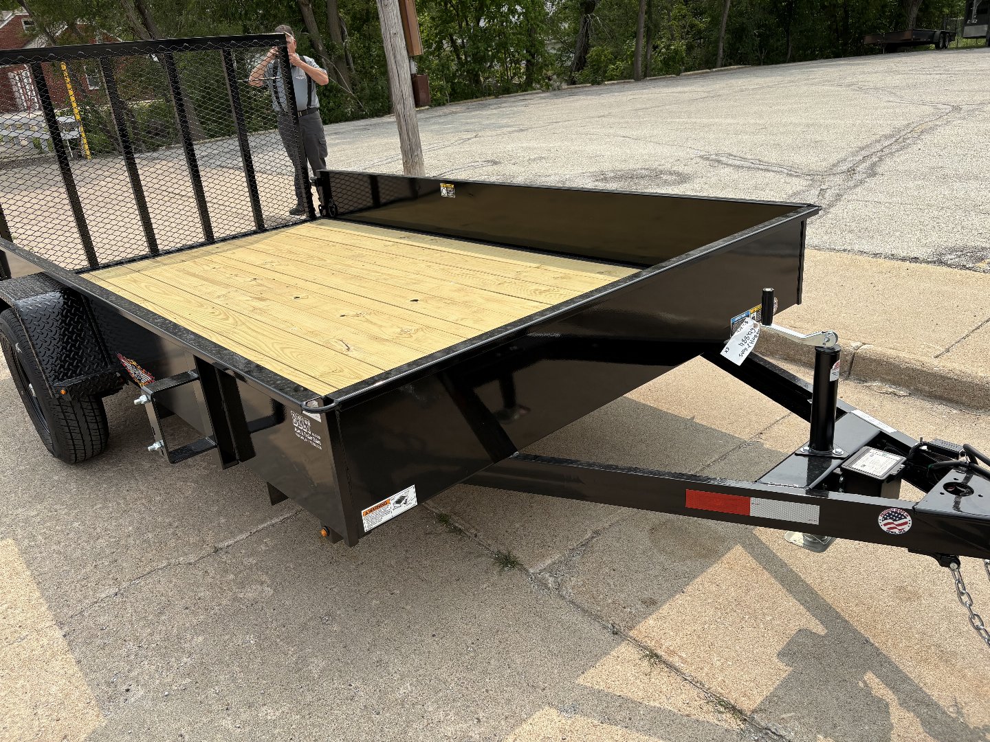 New 2025 H&H Trailers 76" x 12' Utility Trailer | Red Oak Iowa