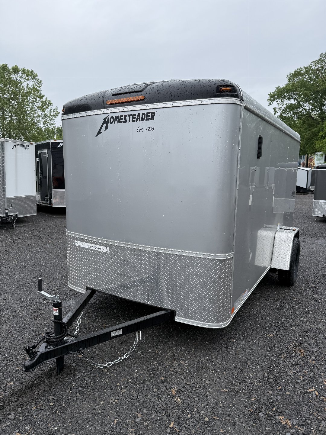 New 2025 Homesteader 6x12 Challenger - Ramp - Silver Cargo Trailer ...