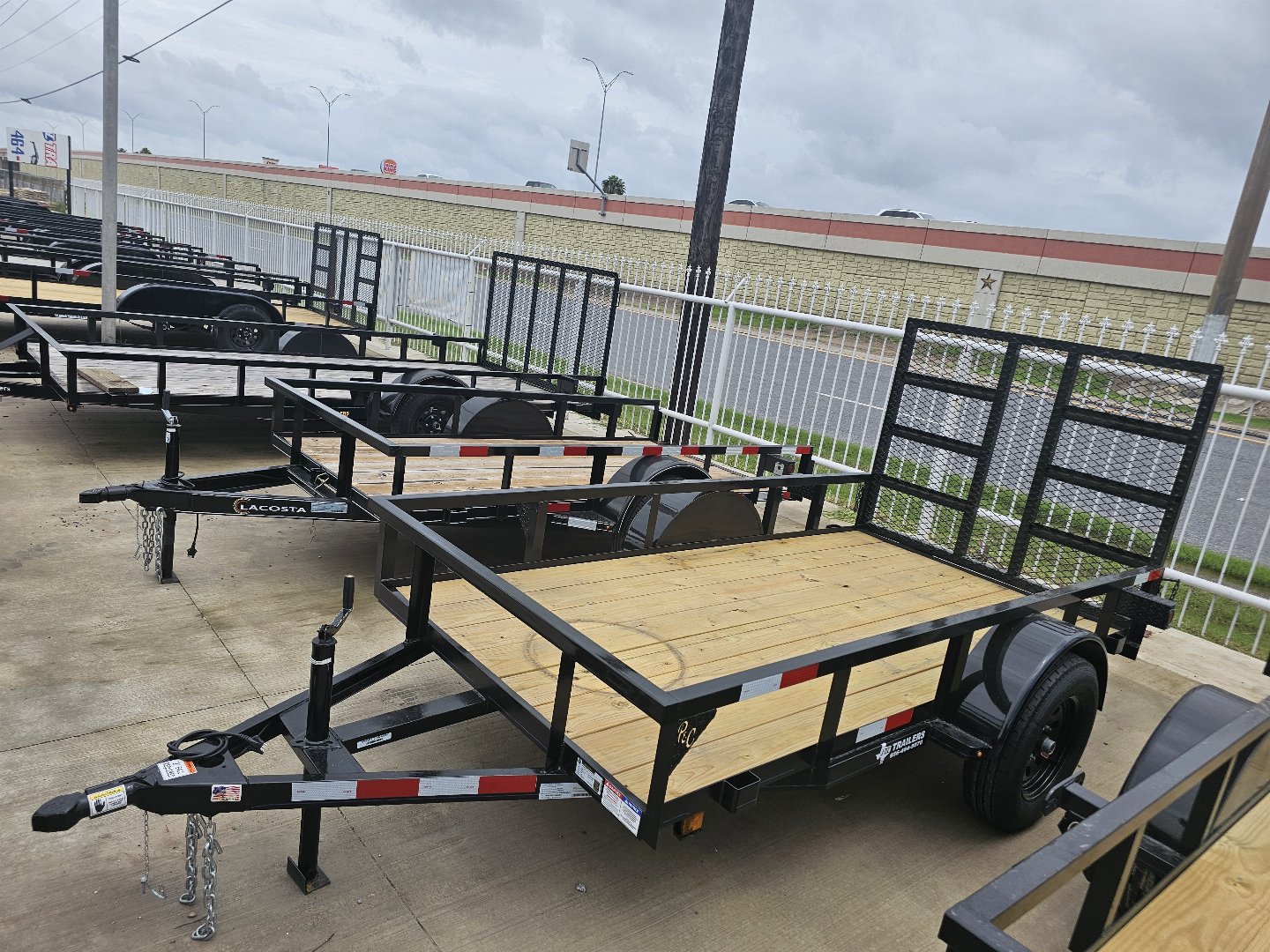 New 2025 P&C Trailers 5X10 Utility Utility Trailer | Donna Texas