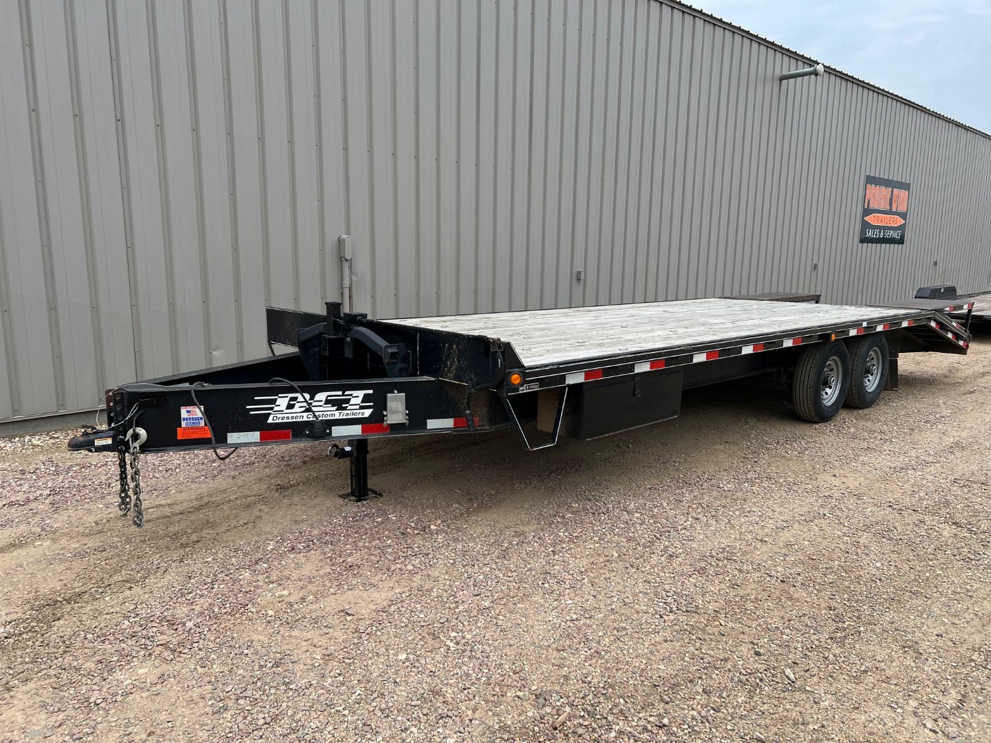 Used 2011 DCT 25' Deckover Equipment Trailer | Humboldt South Dakota
