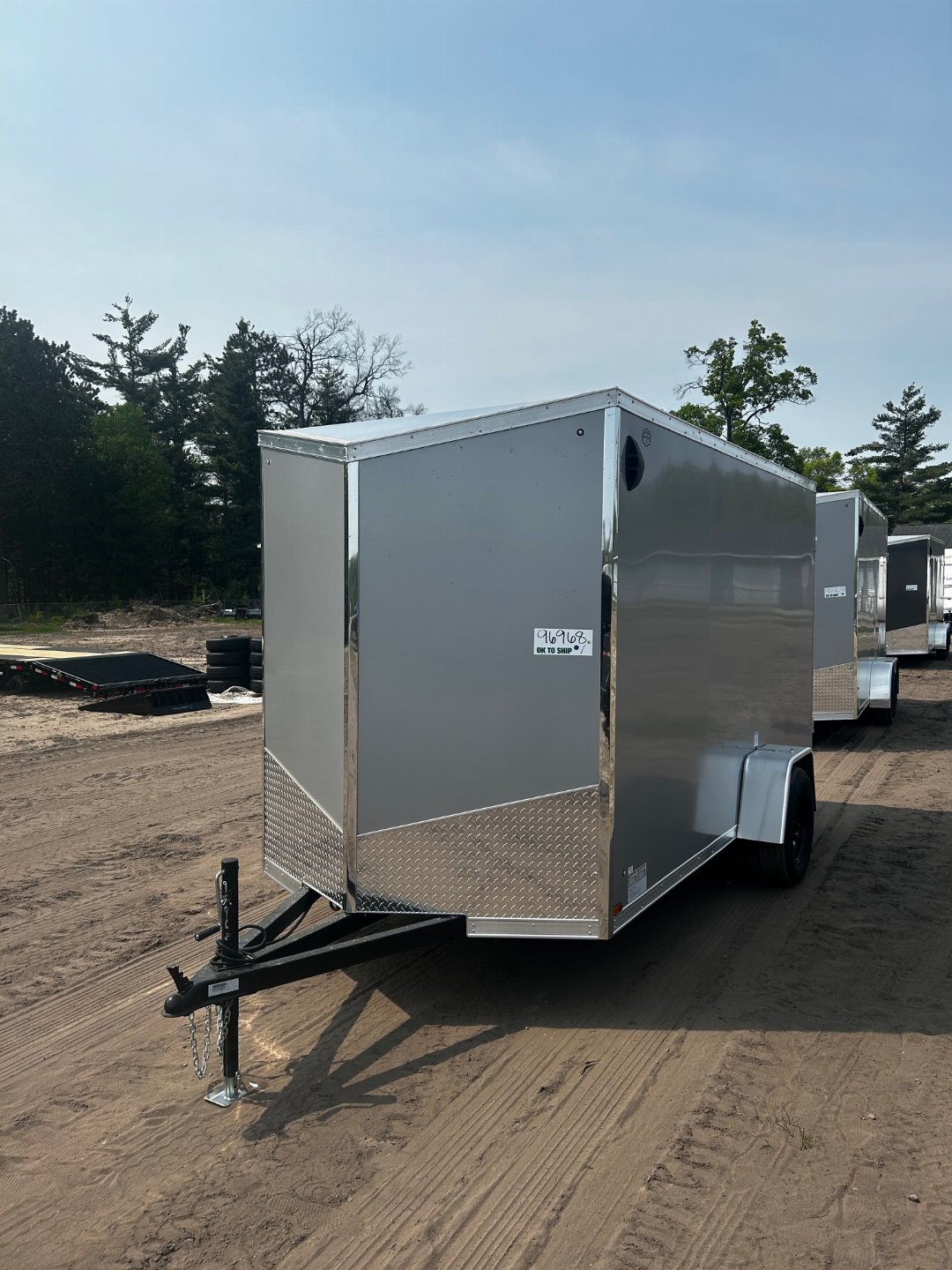New 2025 Cross Trailers 6X12 SILVER RAMP 78IN TALL Cargo / Enclosed ...