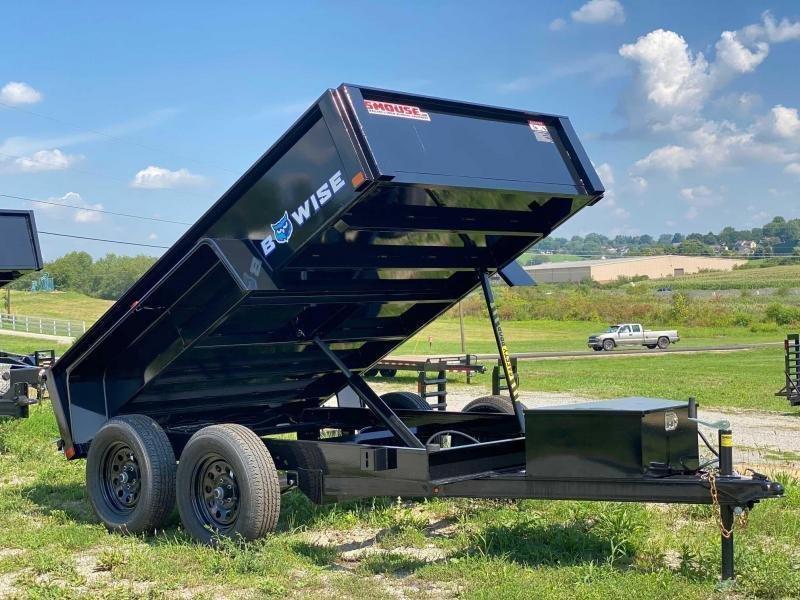 New 2026 BWISE 6x10 Lo Pro Dump Trailer w/ One Piece Gate | Mount ...