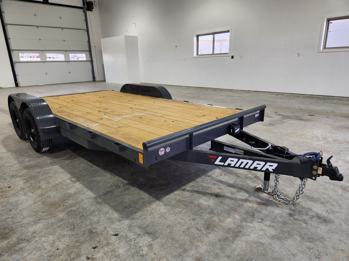 New 2025 Lamar 16' Car Trailer 7K | Great Falls Montana