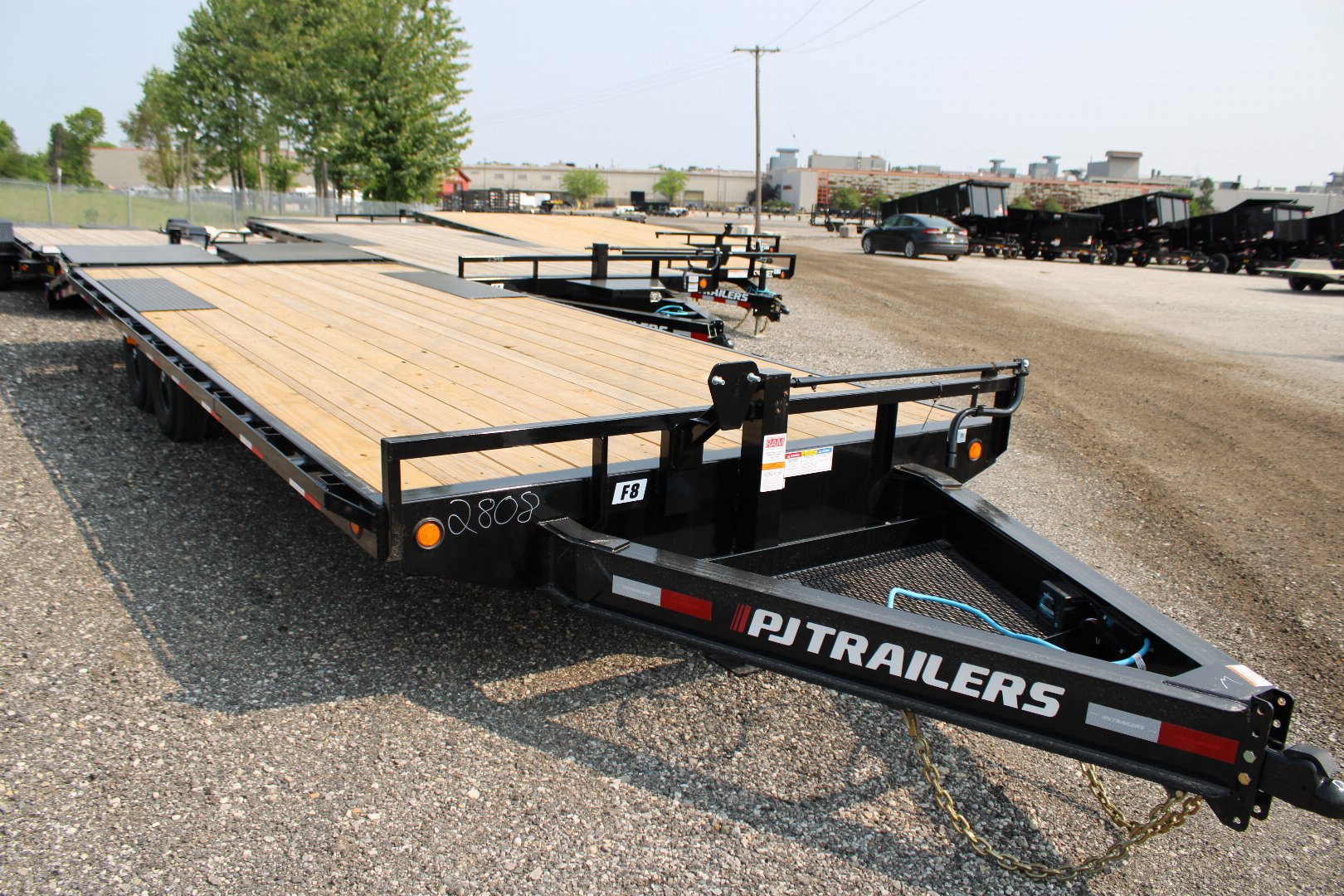 New 2026 PJ Trailers 24' F8 MR DECK OVER EQUIPMENT TRAILER WITH MONSTER ...