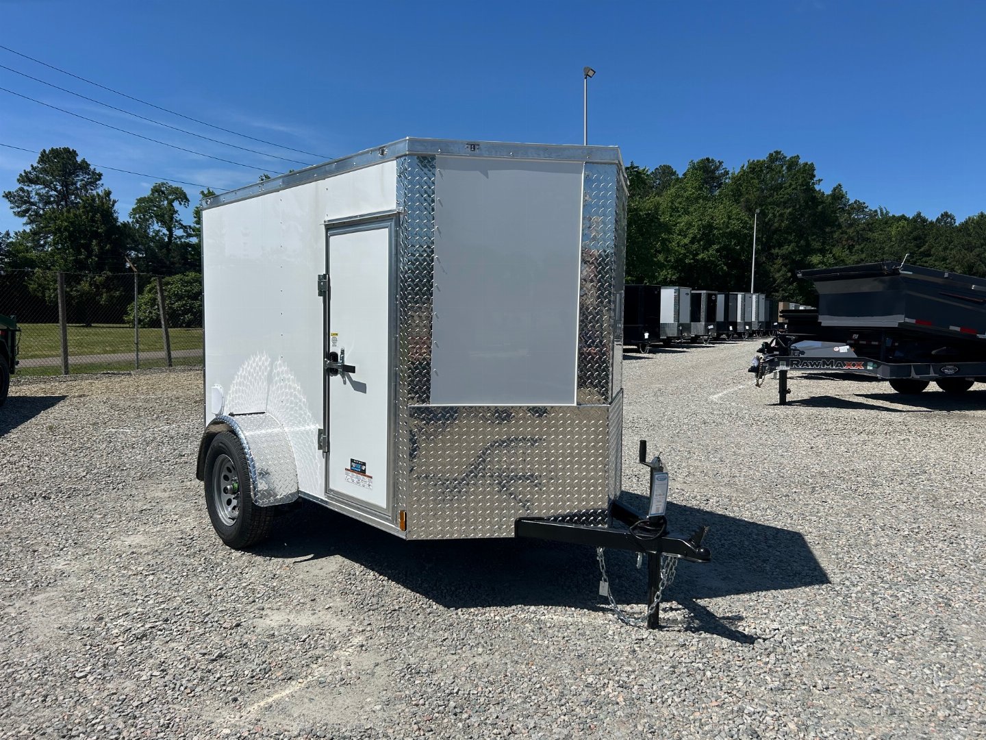 New 2025 ANVIL 5X8 w/Ramp, Extra Height, & Side Door Cargo / Enclosed ...