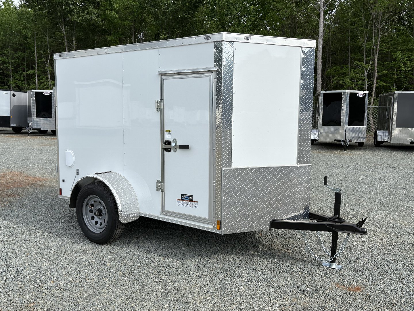 New 2025 ANVIL 5X8 w/ Double Doors & Side Door Cargo / Enclosed Trailer ...