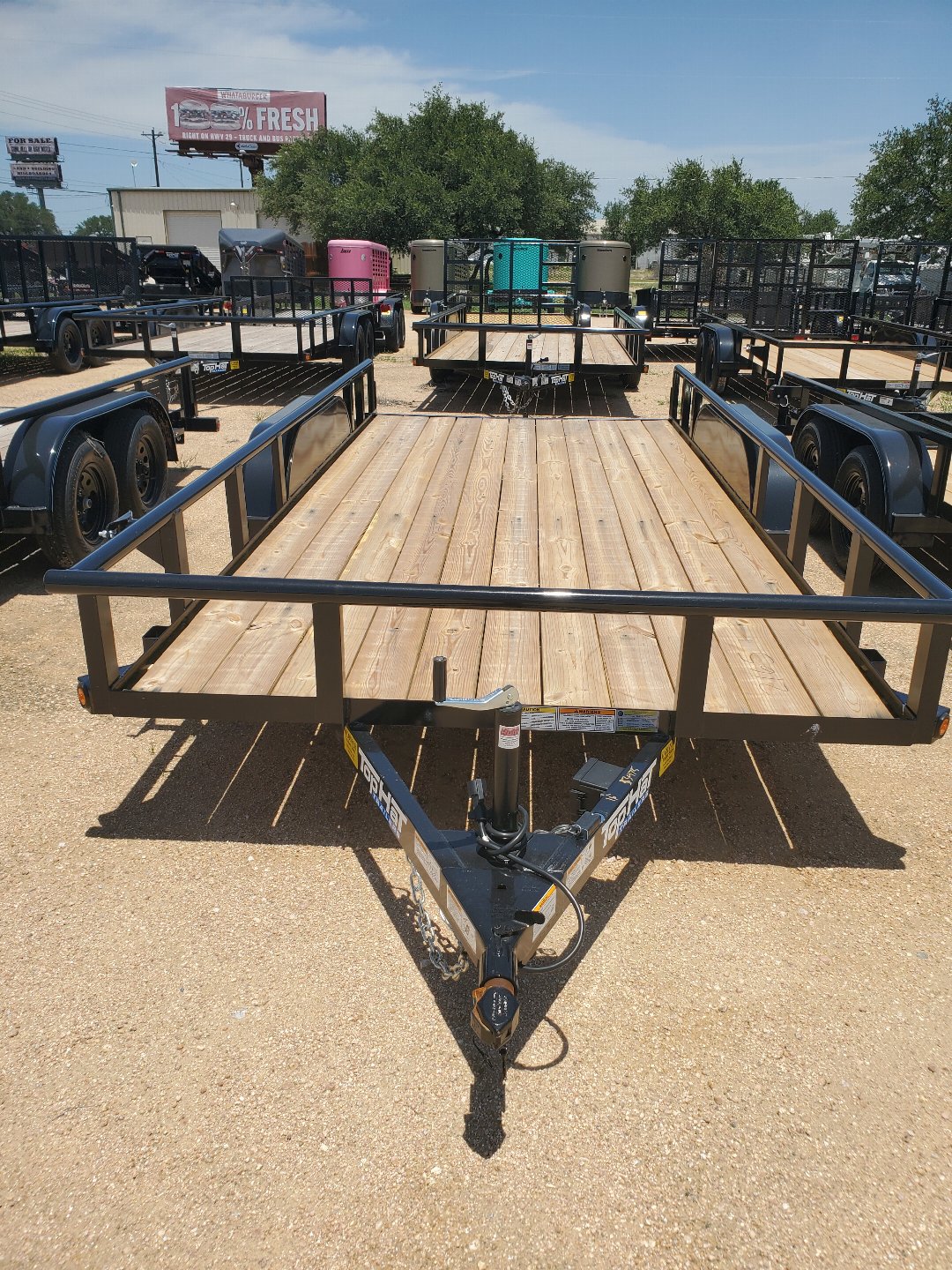 New 2025 Top Hat Trailers MP16X83-7E-R Utility Trailer | Marble Falls Texas