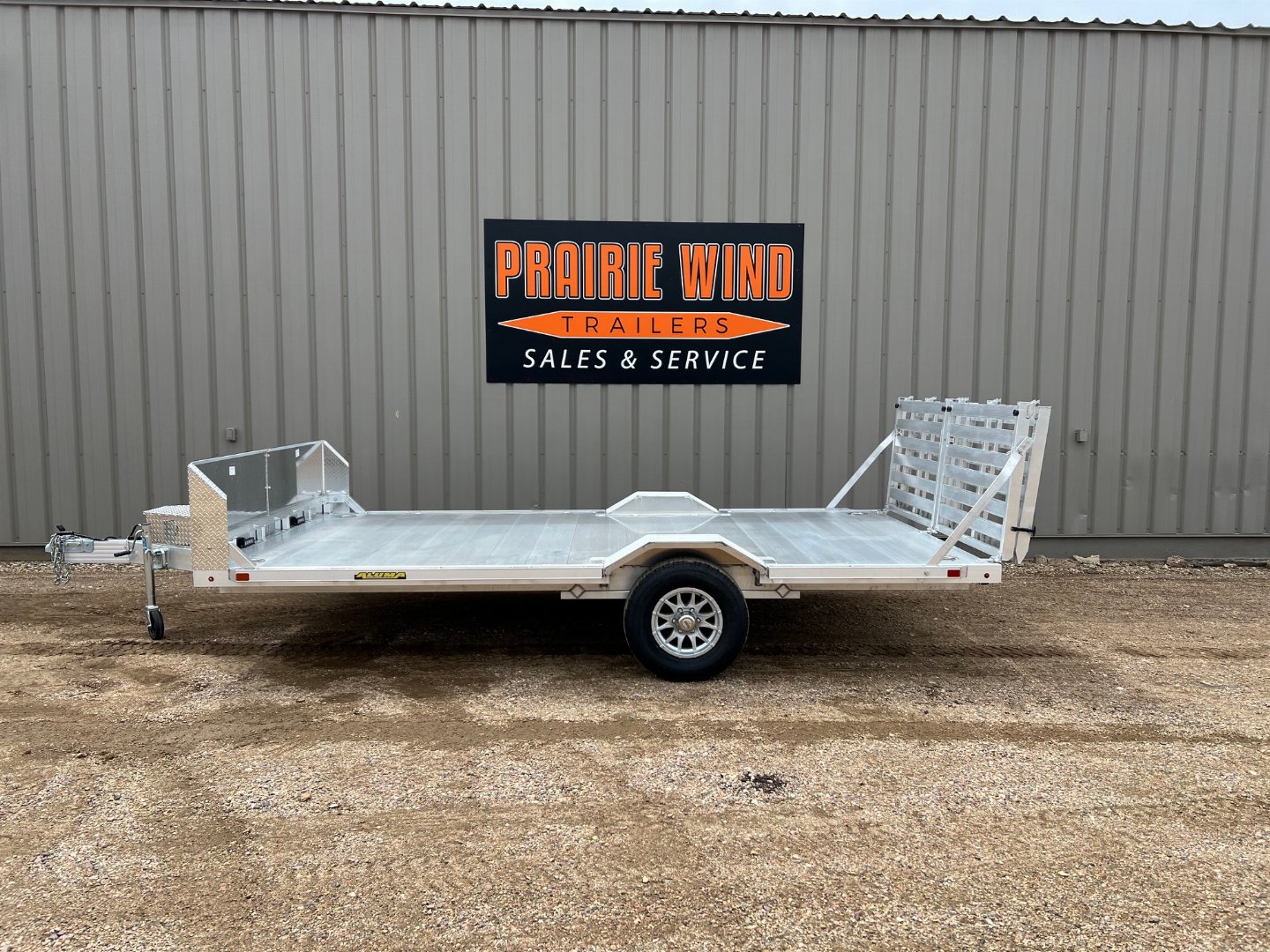 New 2026 Aluma 15' UTV WB15H Utility Trailer | Humboldt South Dakota