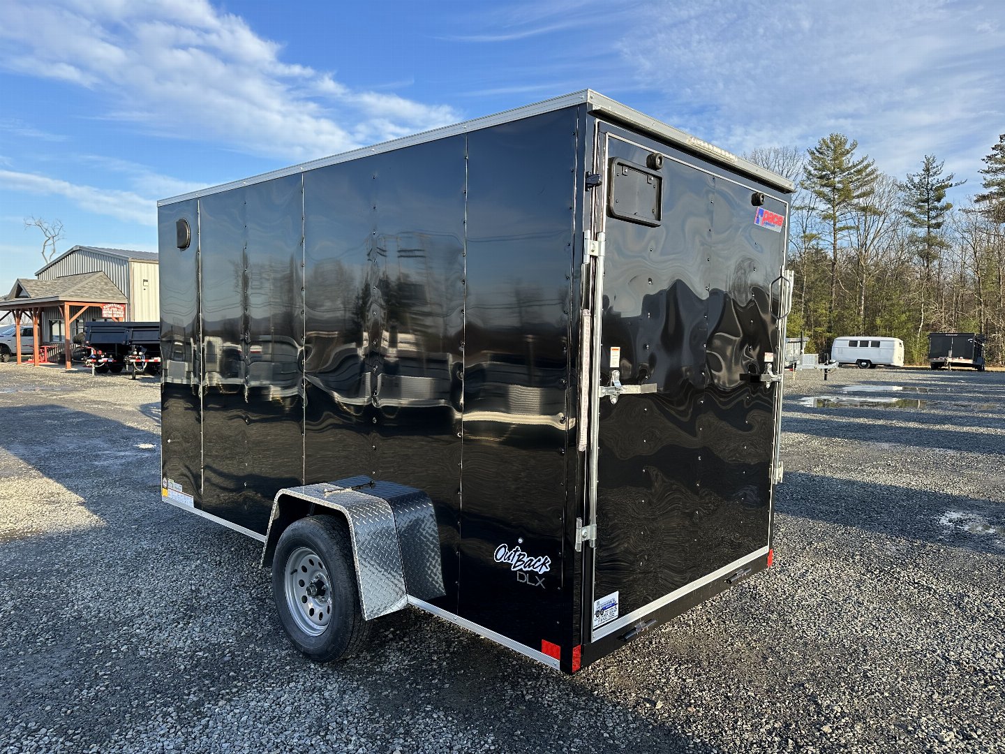 New 2024 PACE AMERICAN 6 X 12 OUTBACK DLX Cargo / Enclosed Trailer ...