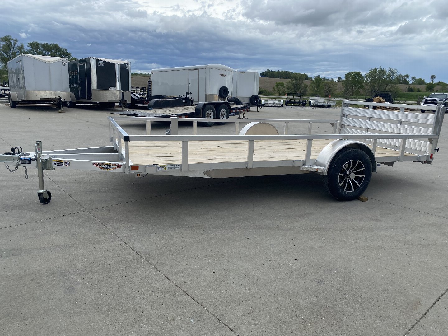 New 2025 H&H Trailers Aluminum 82'x14' 3k Rail Side Utility Trailer ...