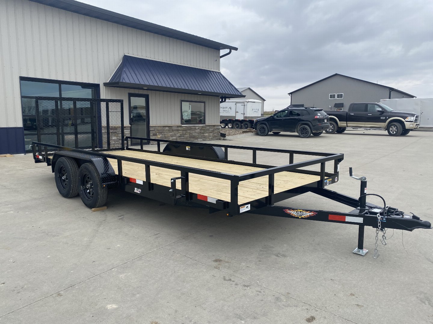 New 2025 H&H TRAILERS 82'x18' 10K Utility Trailer | De Soto Iowa