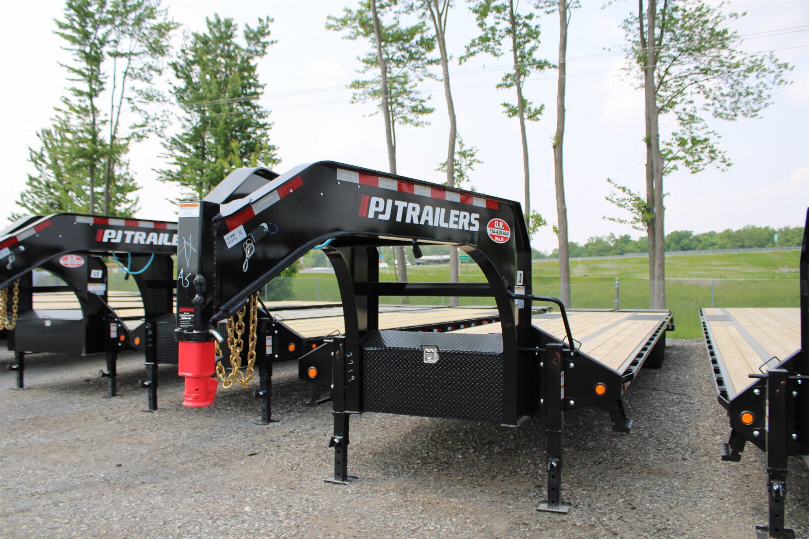 New 2025 PJ Trailers 40' MR 25K GVWR GOOSENECK EQUIPMENT TRAILER 48346 ...