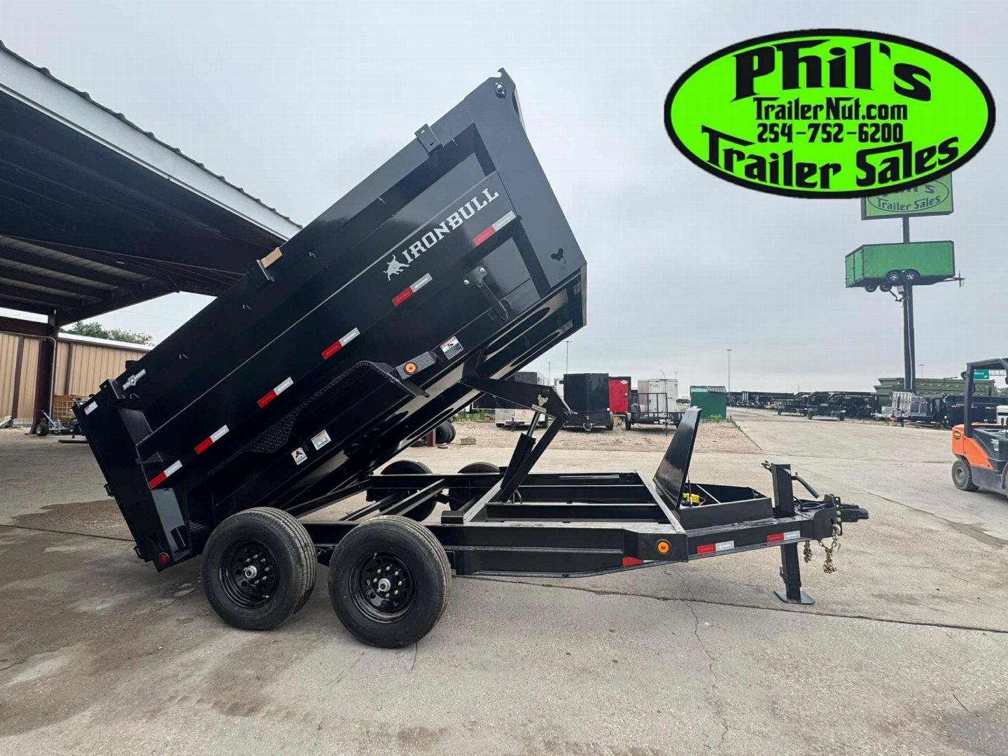 New 2025 Iron Bull 83X12 DUMP TRAILER 48'' SIDES SCISSOR LIFT Dump ...