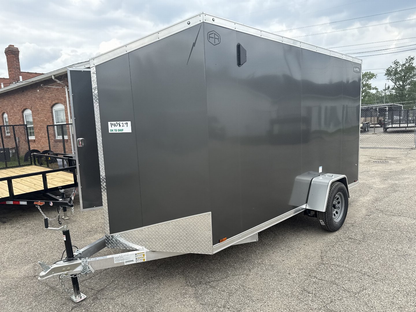 New 2025 4 x 6 Stealth Enclosed Trailer with Ramp Door Cargo - PENDING ...
