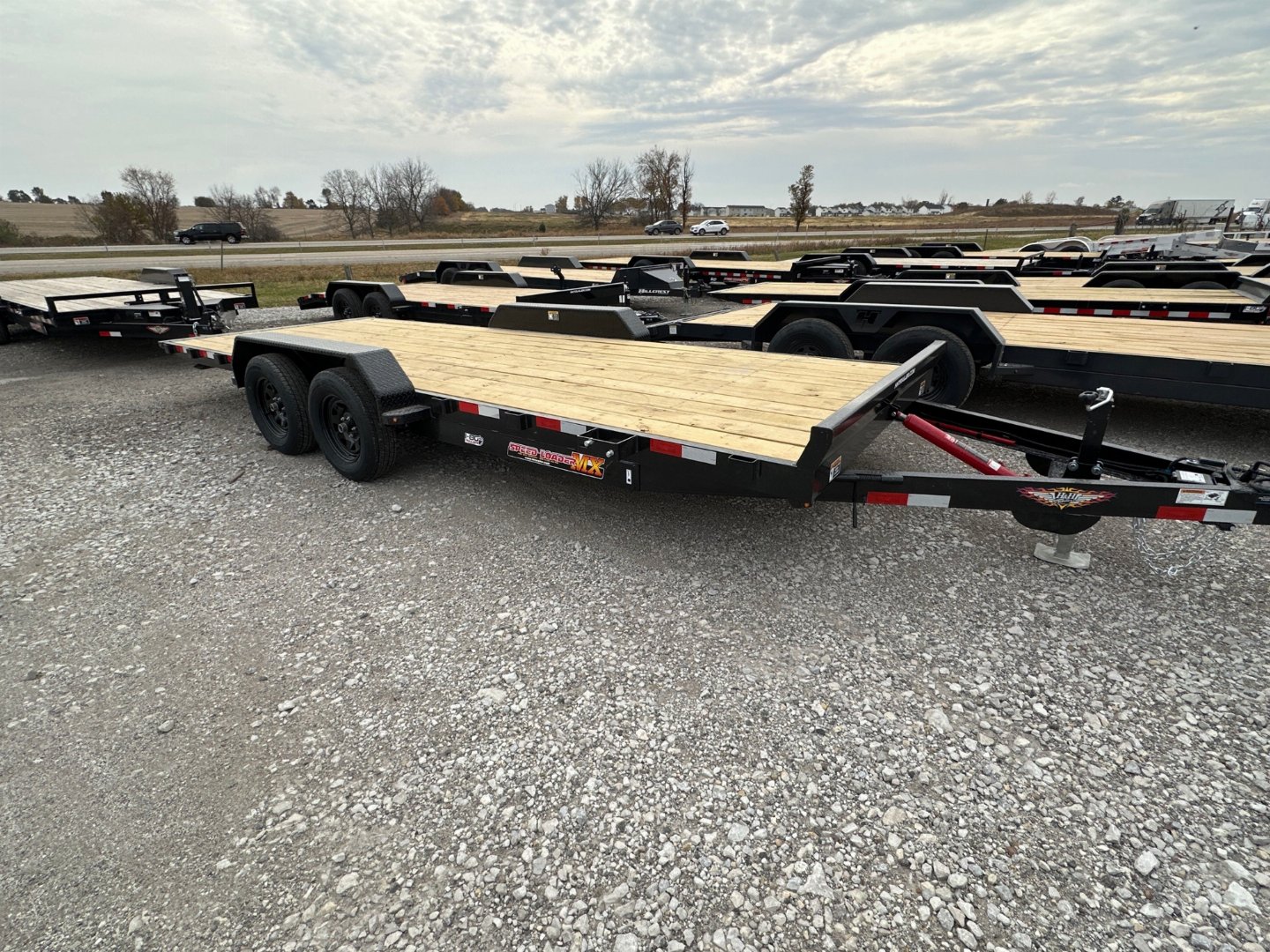 New 2025 H&H 82"x20' 7k Manual Tilt Speed Loader Car Hauler Trailer ...