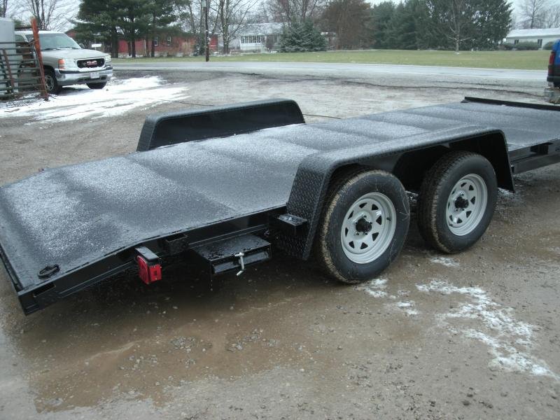 New 2025 AMO FLATBED - 18' ALL STEEL DECK Flatbed Trailer | Marengo Ohio