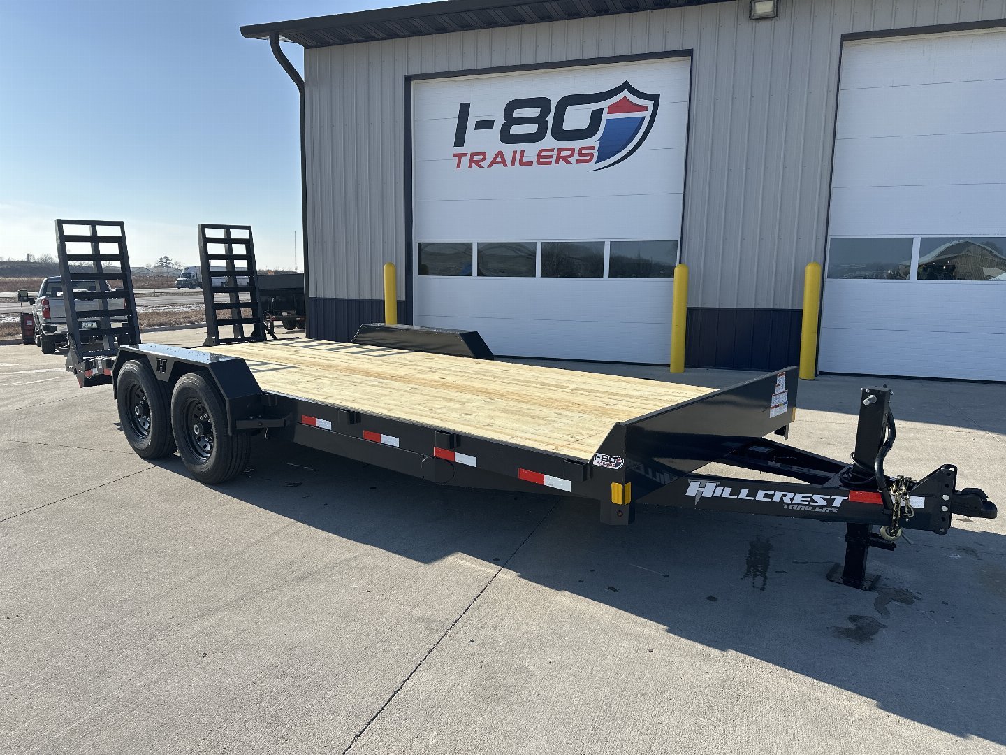 New 2025 Hillcrest Trailers 83"x21'+3' 17.6k I-Beam Equipment Trailer ...