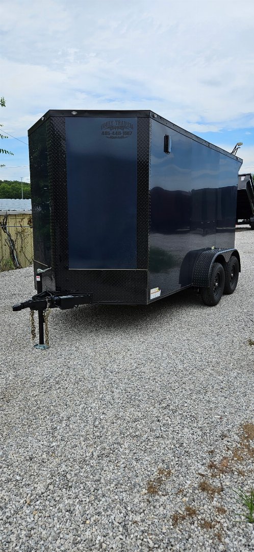 New 2025 FGT 6x12 Tandem Axle Cargo / Enclosed Trailer - BLACKOUT ...