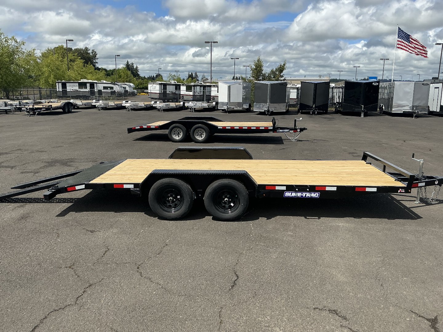 New 2025 Sure-Trac Sure-Trac Open Open Steel Car Hauler | Coburg Oregon