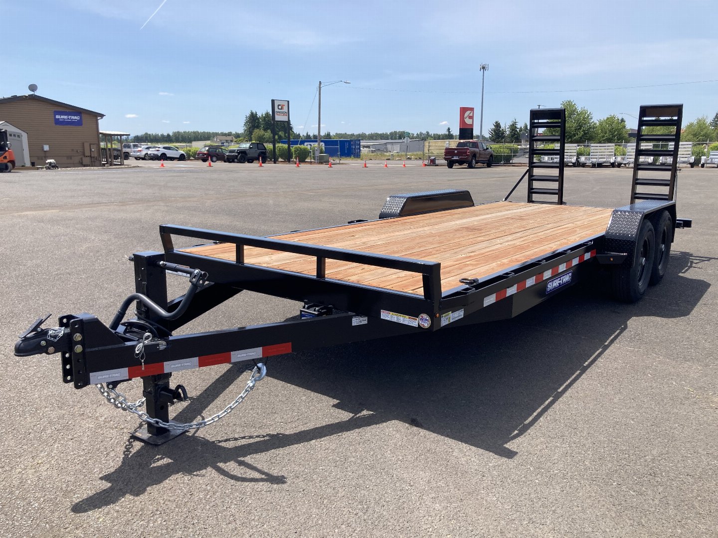 New 2025 Sure-Trac 7'X20' (14K GVWR) Open Steel Equipment Trailer with ...