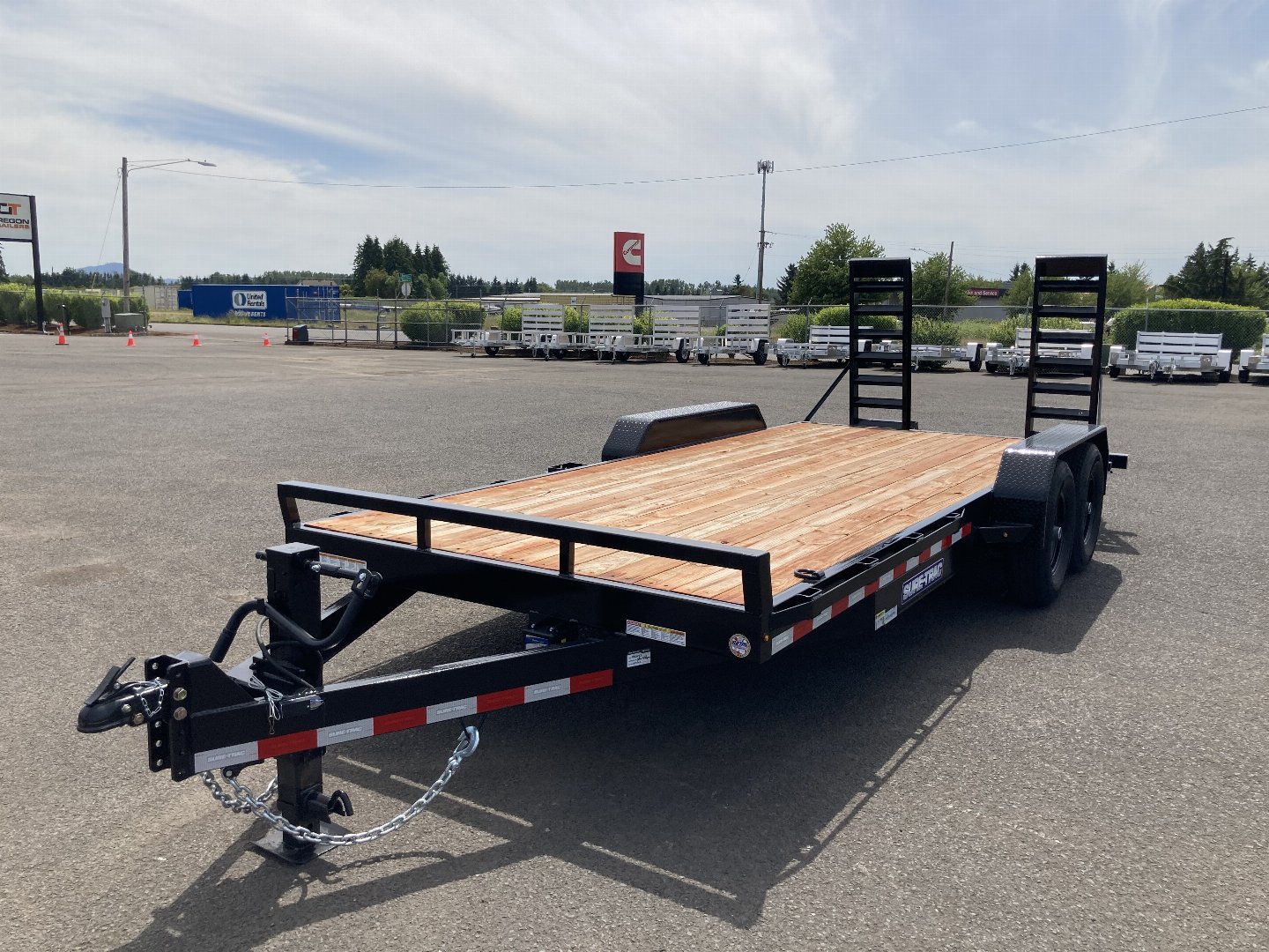 New 2025 Sure-Trac 7'x18' (14K GVWR) Open Steel Equipment Trailer with ...