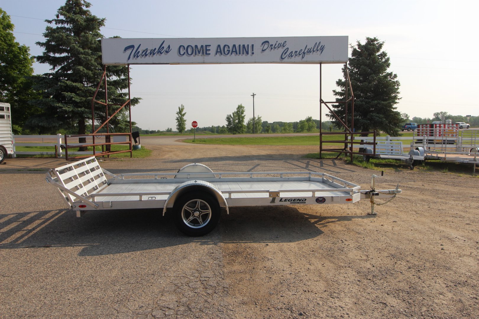 New 2025 Legend Trailers 7x14 UG SA 30 Flatbed Trailer | Elko Minnesota