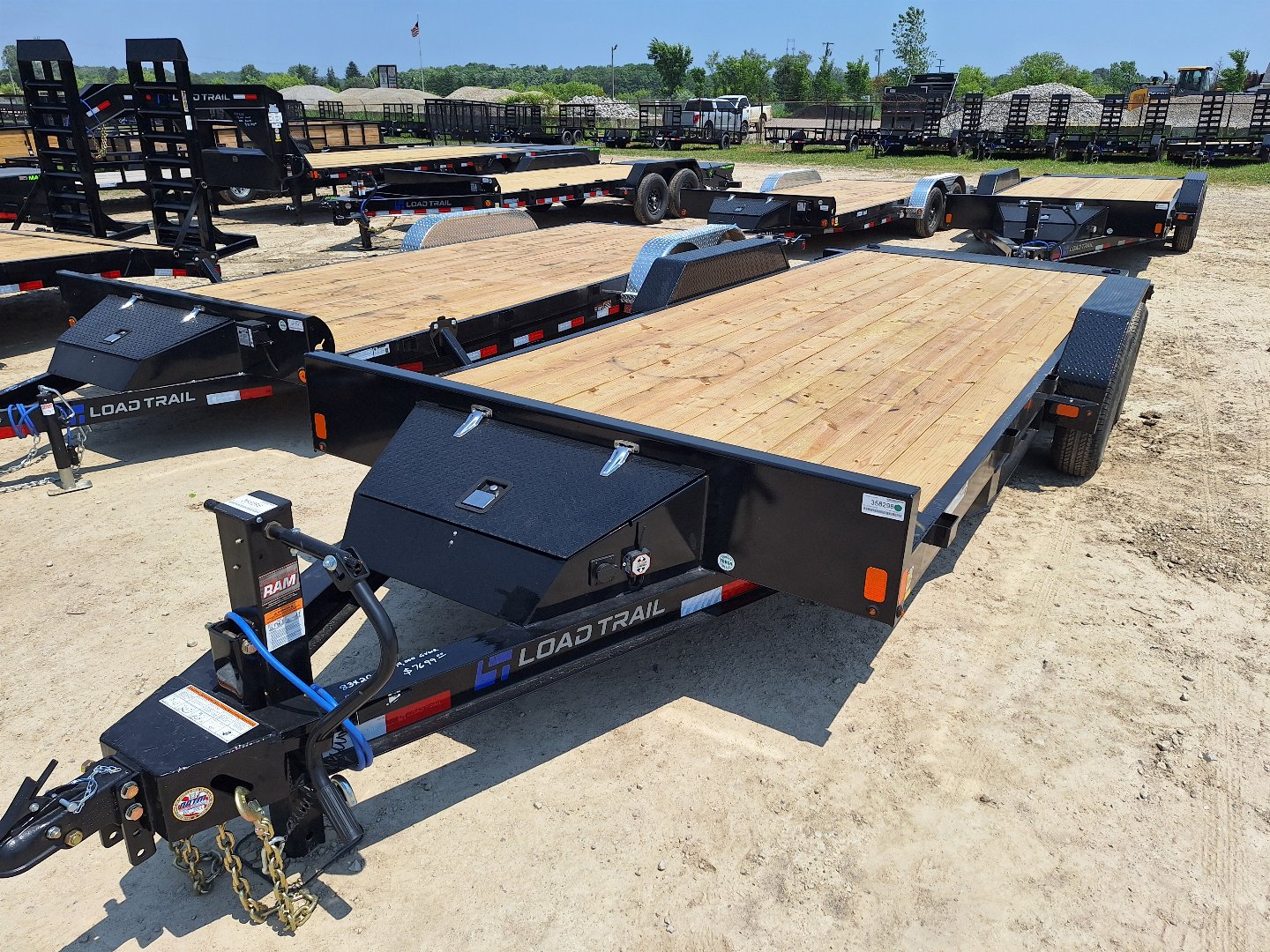 New 2025 Load Trail 83x20 Power Tilt 14K Car Hauler | New Boston Michigan