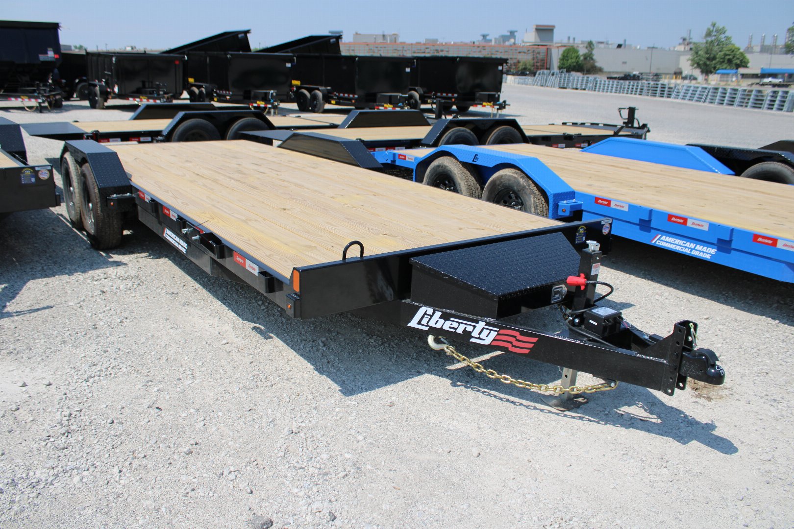 New 2025 Liberty 20' SR 10K GVWR CAR HAULER WITH SLIDING RAMPS 48001 ...