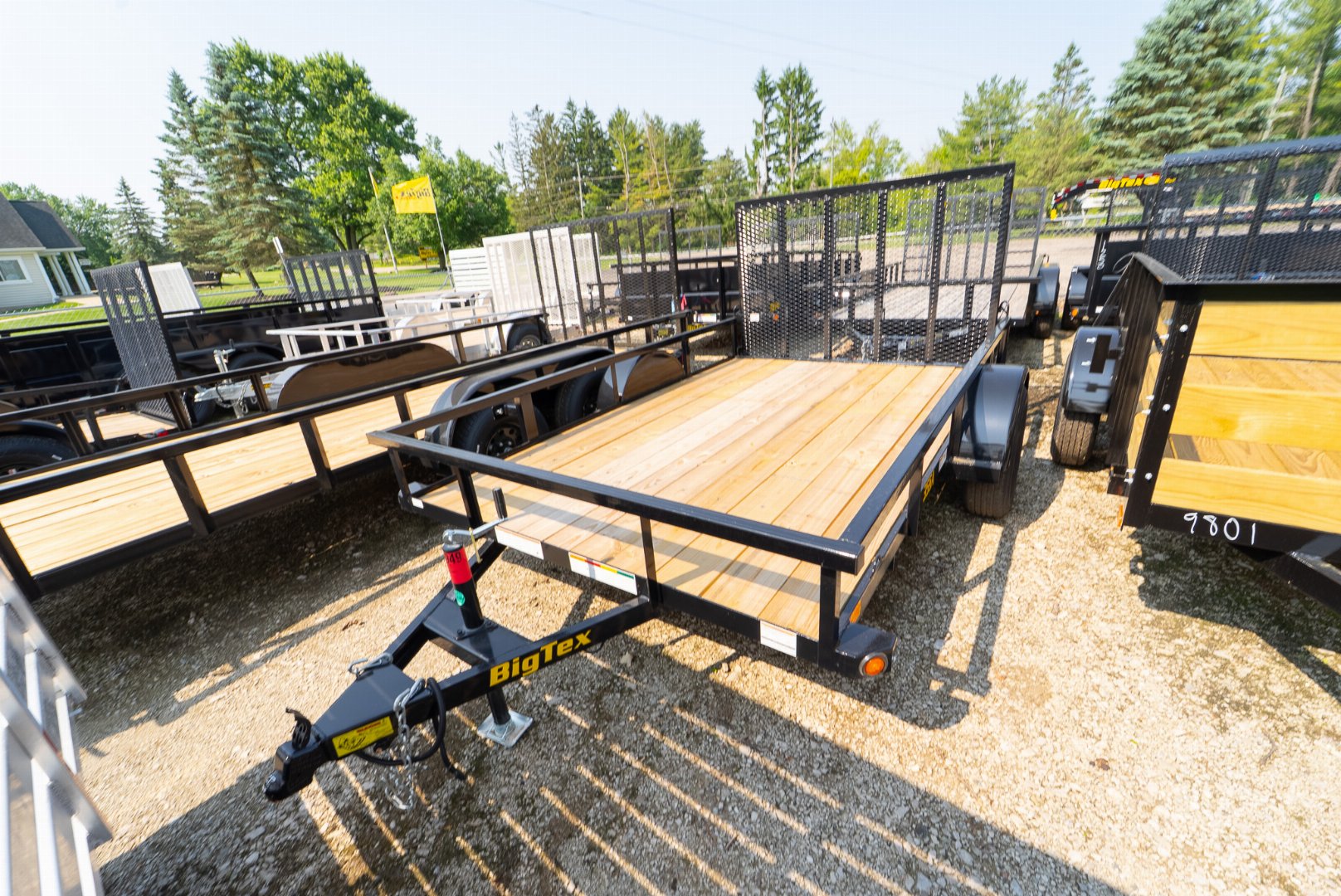New 2025 Big Tex Trailers 6X10 Landscape Trailer W/ REAR GATE ...