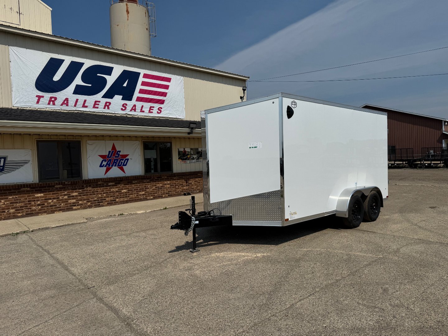 New 2026 US CARGO Scout 7x14 +6" V-Nose Barn Door w/Options Cargo ...