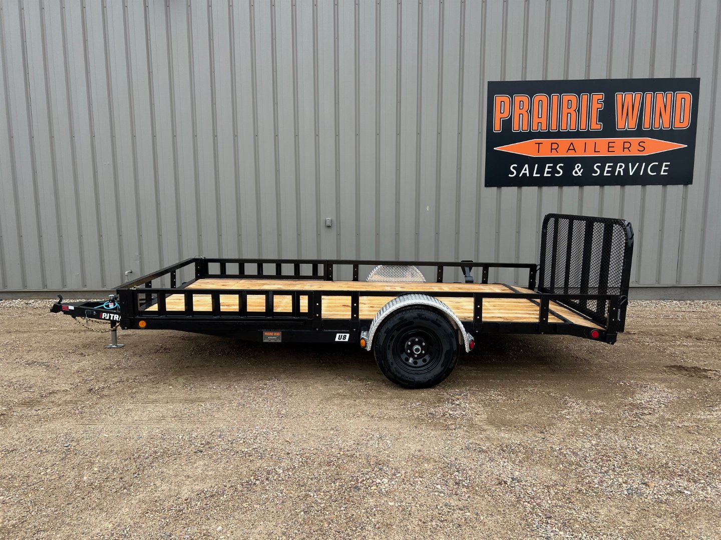 New 2026 PJ Trailers 14 ATV U8 Utility Trailer | Humboldt South Dakota