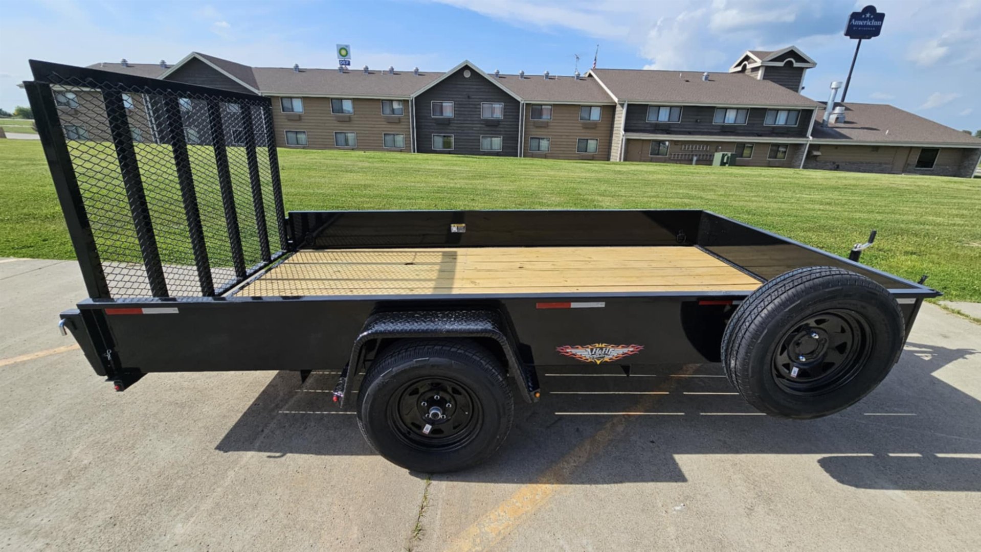 New 2025 H&H Trailers 76x12 Solid Side Utility Trailer | OSCEOLA Iowa