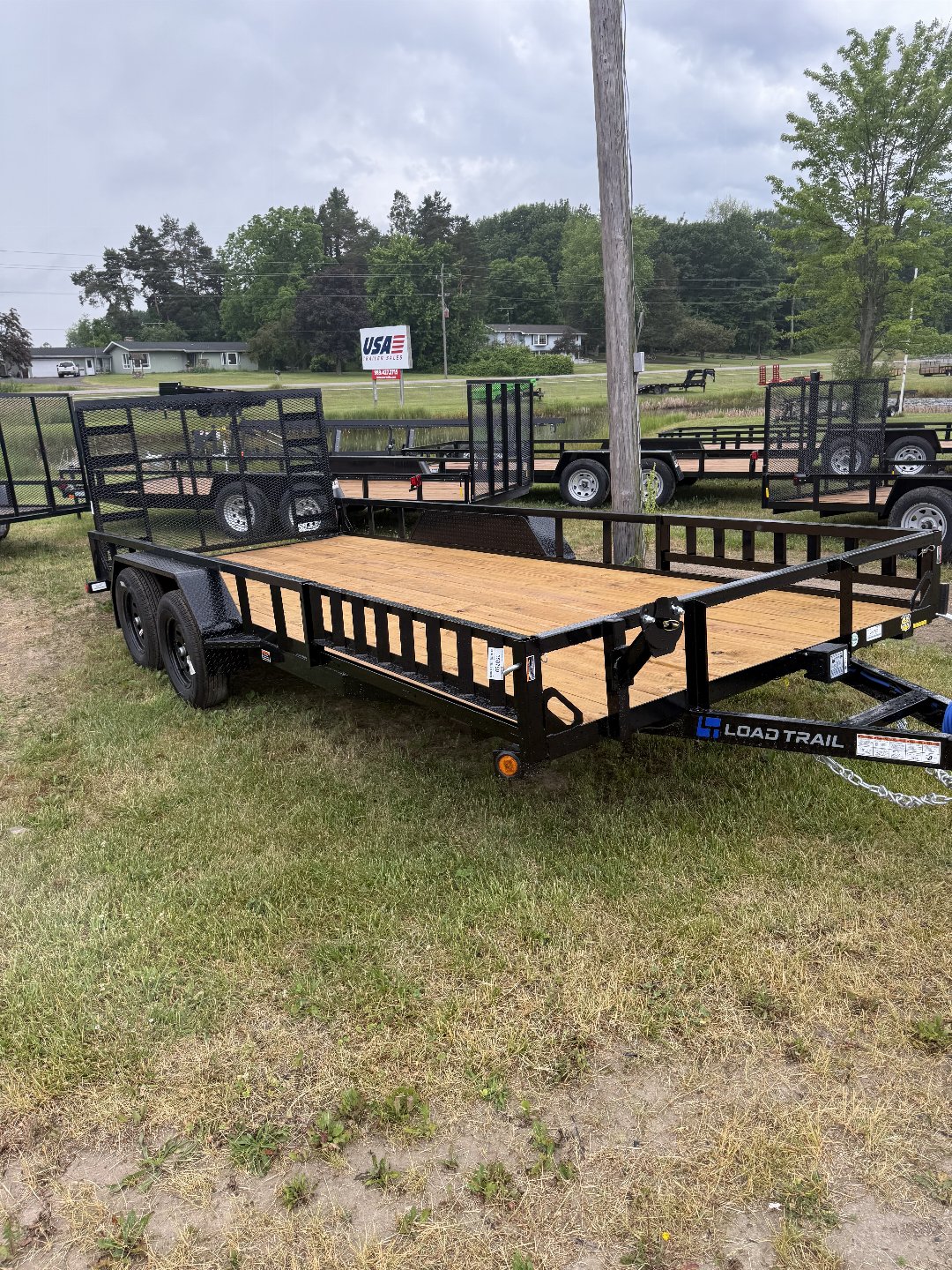 New 2025 Load Trail 83"x18' 7k Landscape Trailer | Edmore Michigan