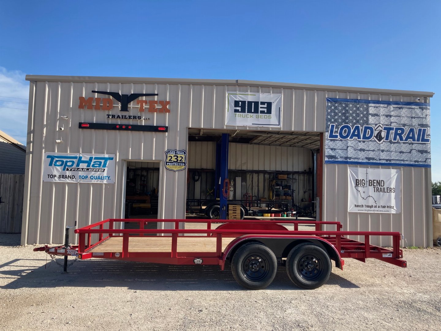 New 2025 Top Hat 16'X83" MP Utility Trailer | Abilene Texas