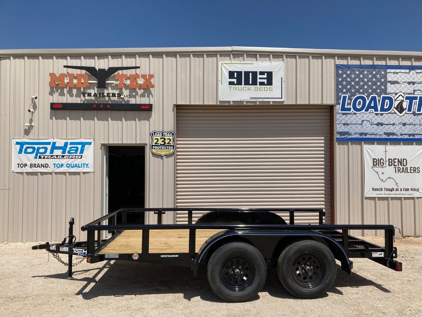 New 2025 Top Hat 12'X83" MP Utility Trailer | Abilene Texas