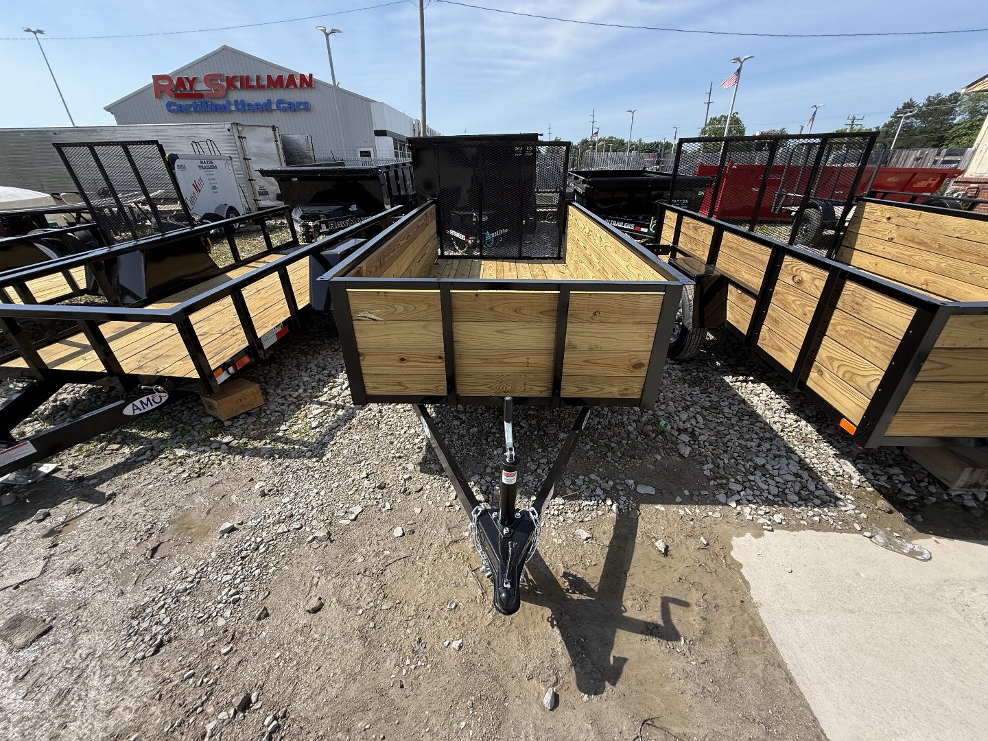 New 2025 AMO US101 Utility Trailer 60X10 SA HIGH SIDES (GVW:2990) BLACK ...
