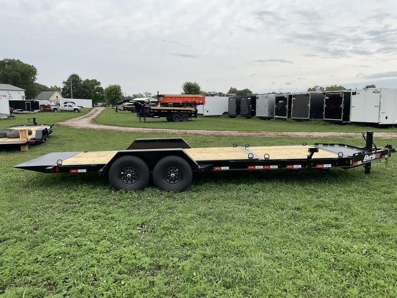 New 2025 LIBERTY 22' Tilt Trailer 8" I BEAM 15.4K (16' tilt +6 ...