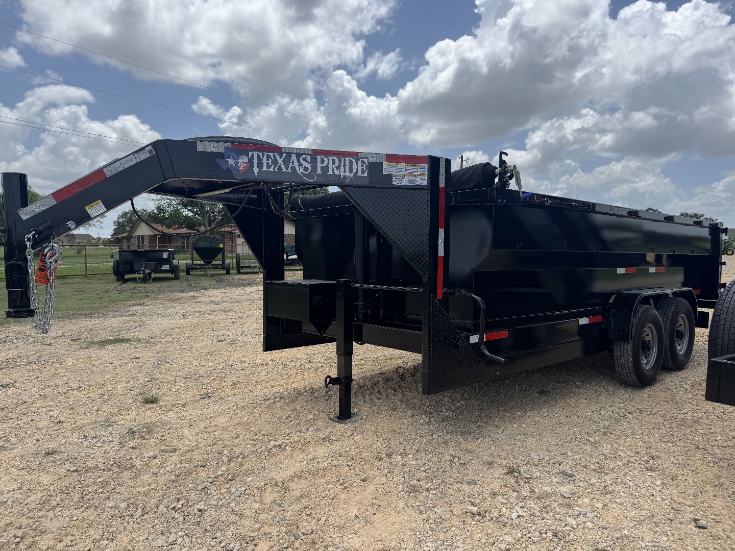 New 2025 Texas Pride Trailers DT716316KGN Dump Trailer | Marion Texas