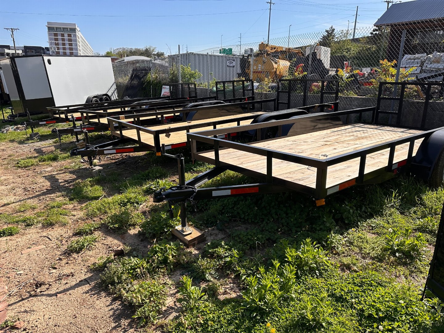 New 2025 77x16 Flatbed Utility Trailer TA | Nashville Tennessee