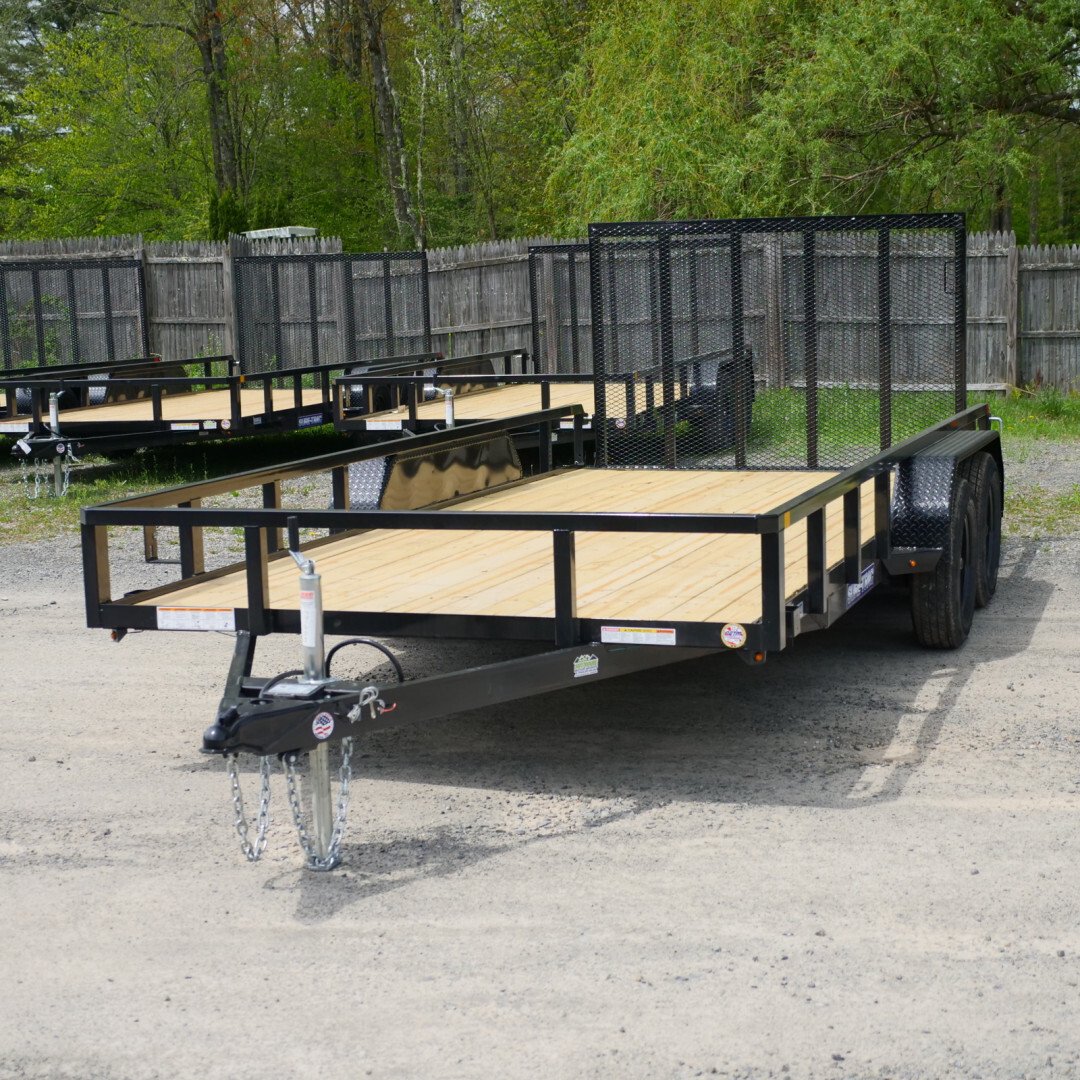 New 2025 Sure-Trac 82"X16' TANDEM AXLE TUBE TOP Utility Trailer ...