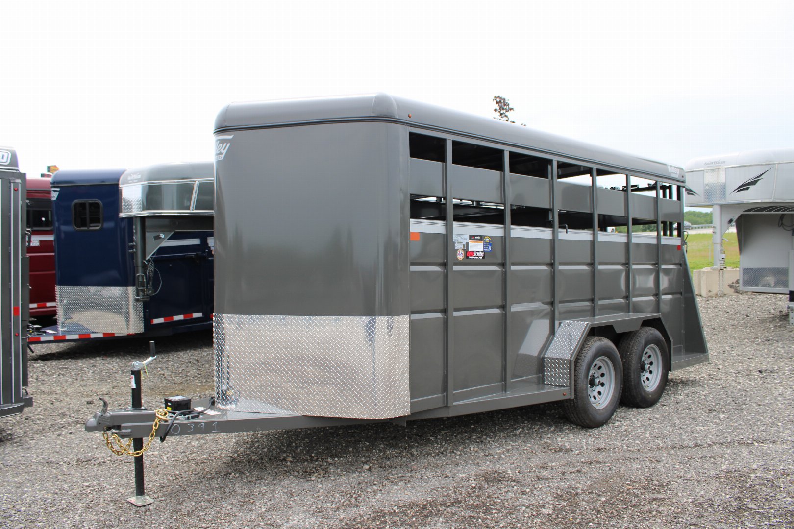 New 2026 Valley Trailers 16' STOCK TRAILER WITH EXTRA 6" INTERIOR ...