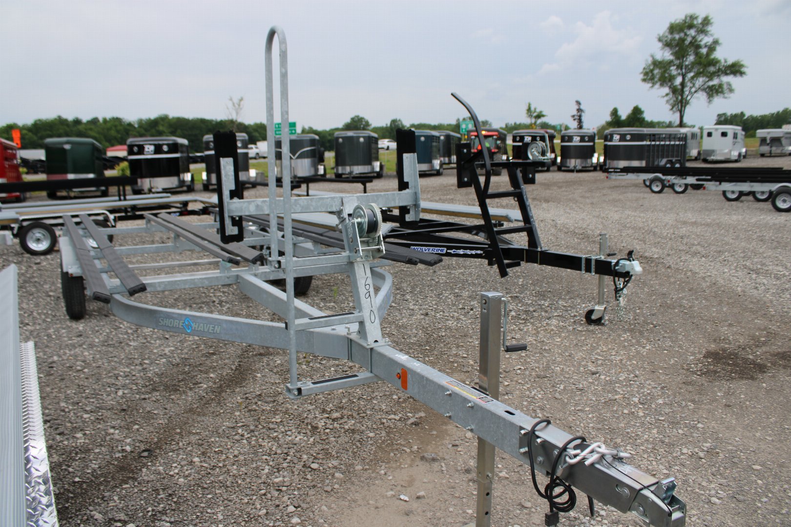 New 2023 Shore Haven 22' TANDEM AXLE BUNK STYLE TRI TOON PONTOON ...