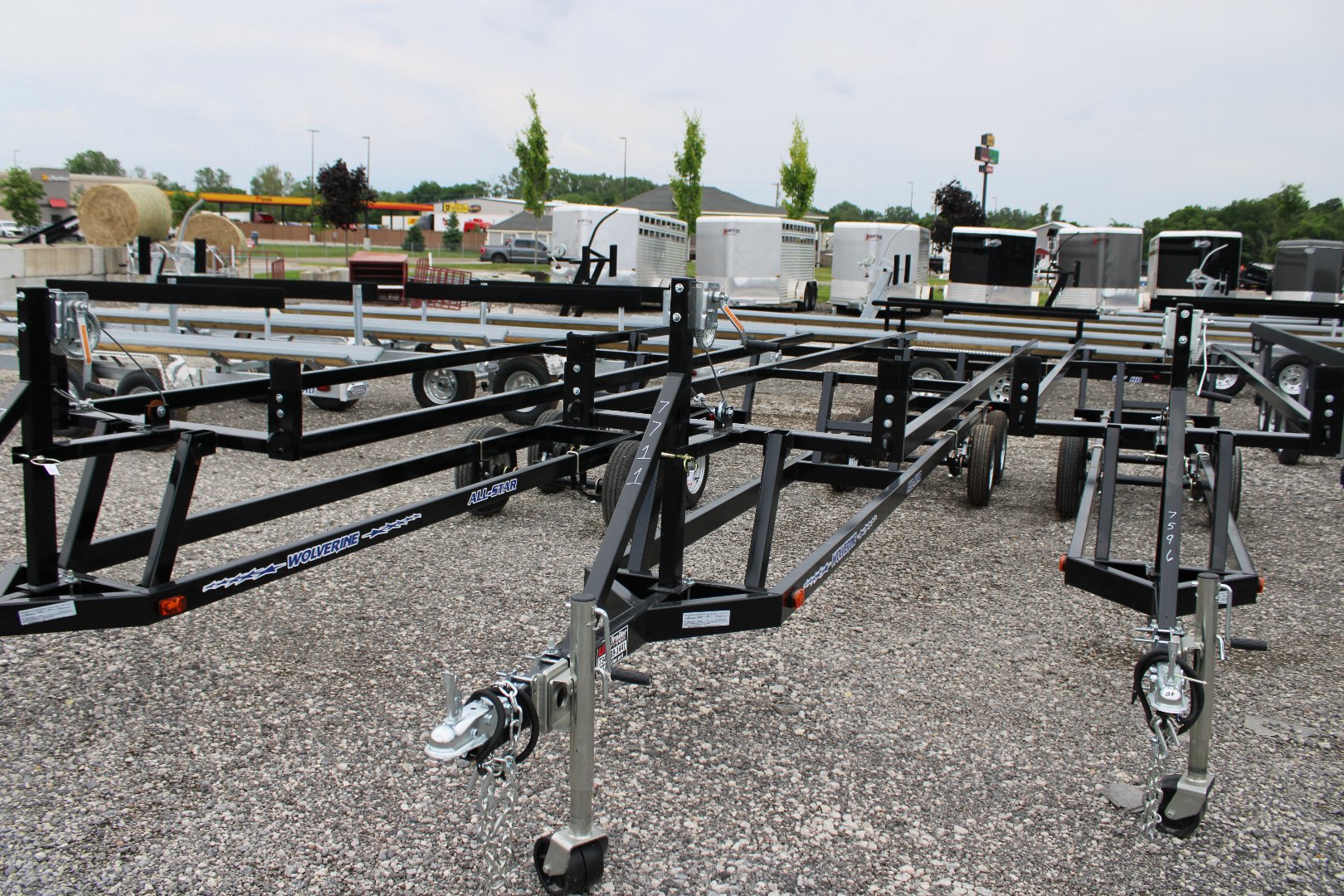 New 2026 Wolverine 24' TANDEM AXLE CRANK UP STYLE ALL STAR PONTOON ...