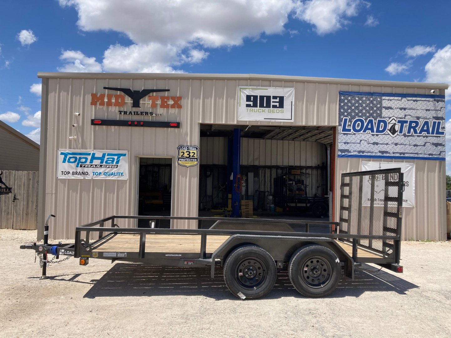 New 2025 Load Trail UT 83" x 14' Tandem Axle Utility (2" x 3" Angle ...